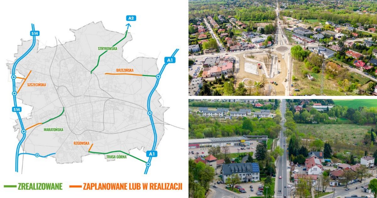 Dojazdy do autostrad w Łodzi. Gotowe inwestycje, najnowsze raporty i ...