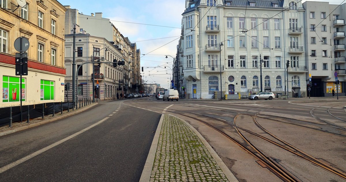 Remont torowiska na Narutowicza w Łodzi. Zmiany w organizacji ruchu i MPK Łódź: ŁÓDŹ.PL