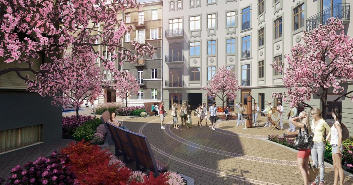 Woonerf na "kolanku" Próchnika/Lipowa. Jak będzie wyglądał ...