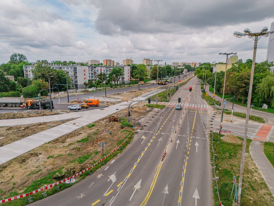 Remont Śmigłego-Rydza w Łodzi. Duże zmiany w organizacji ruchu [SZCZEGÓŁY]. Galeria zdjęć: 10/11 ...