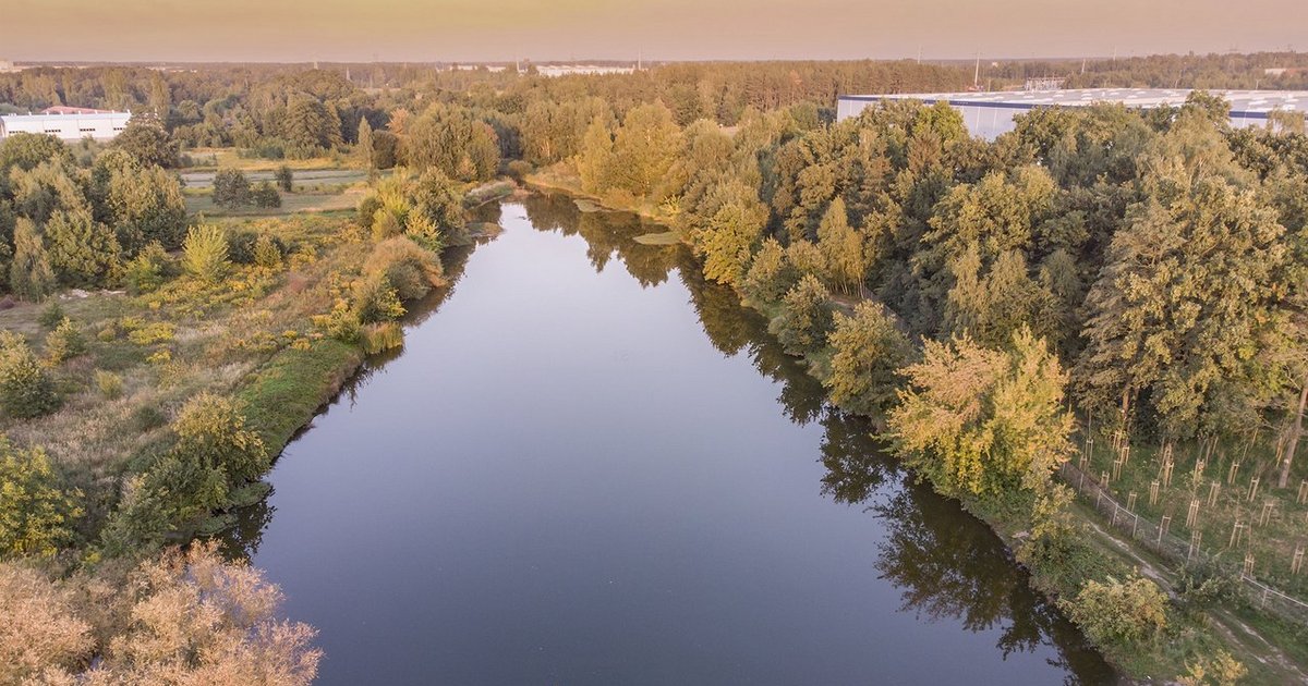 Rzeki w Łodzi. Olechówka płynie przez pół miasta, w jej dolinie ...