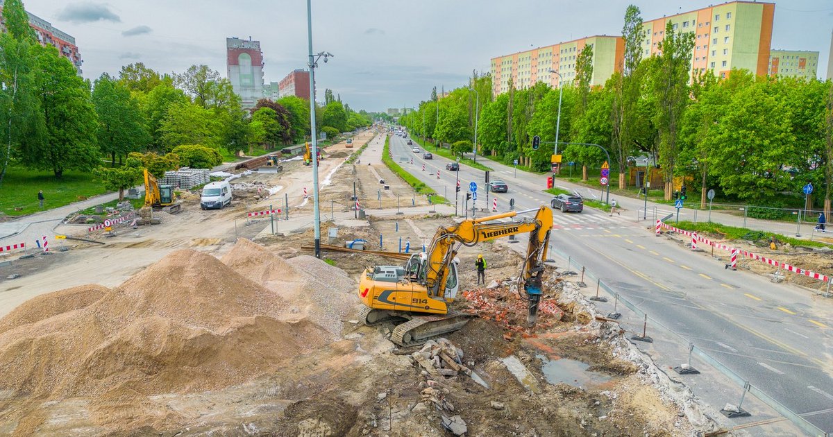 Remont Śmigłego-Rydza. Co udało się zrealizować i jak postępują prace? [ZDJĘCIA]: ŁÓDŹ.PL