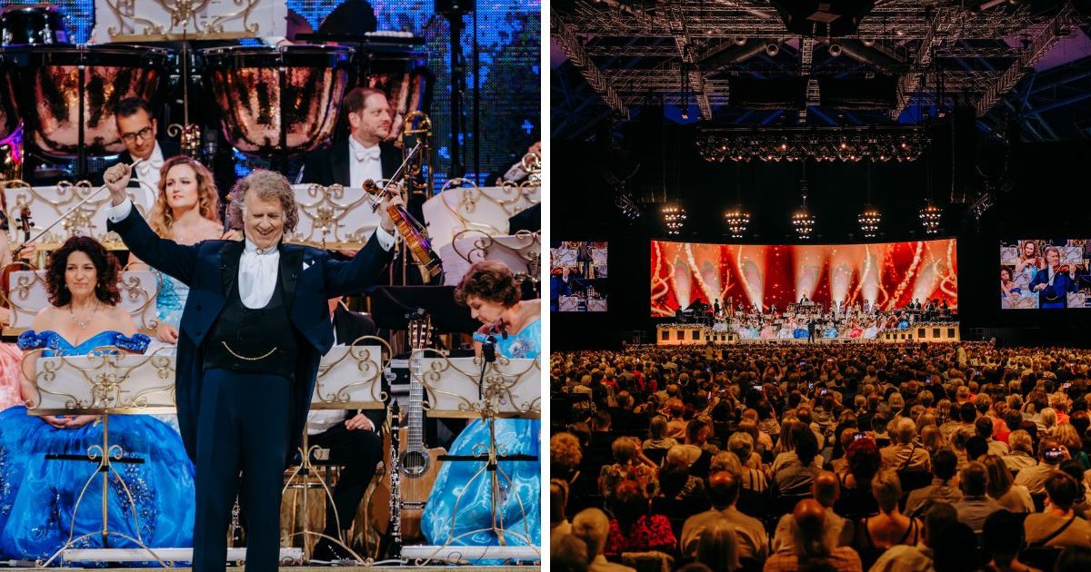 Andre Rieu wystąpił w Atlas Arenie. Niezwykłe show i tłumy na hali ...