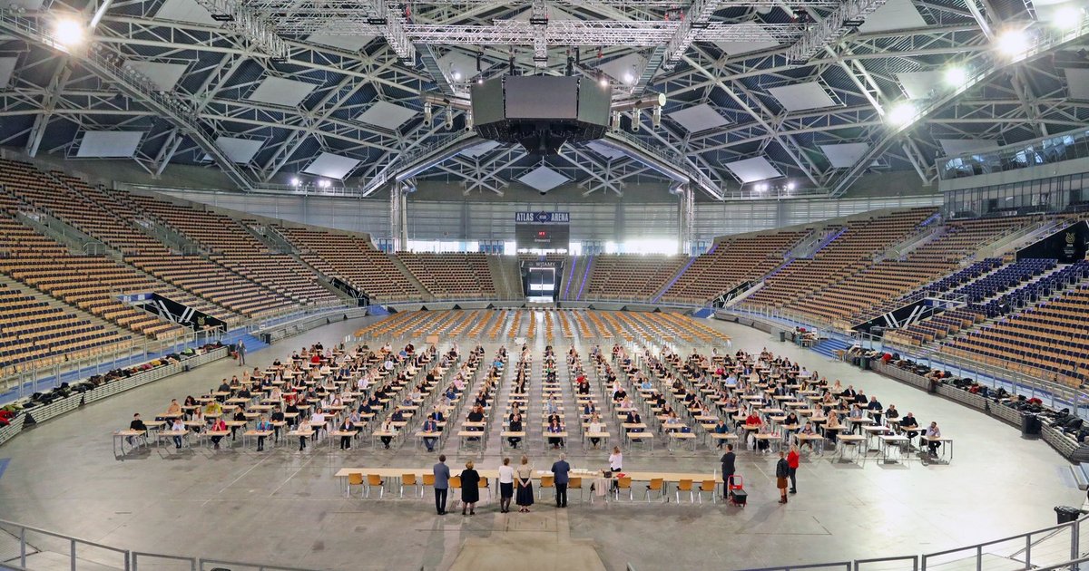 Atlas Arena po raz kolejny stała się salą egzaminacyjną. Co tam zdawano ...