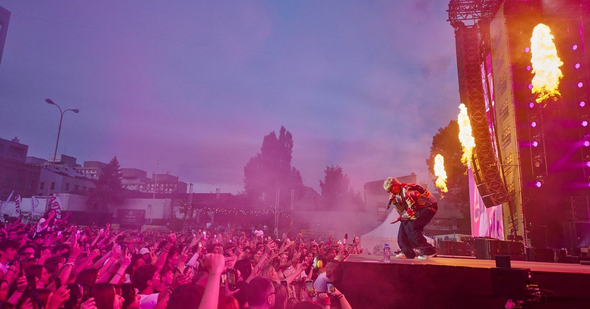 White 2115 na Łódź Summer Festival 2024. Występ cały w płomieniach ...