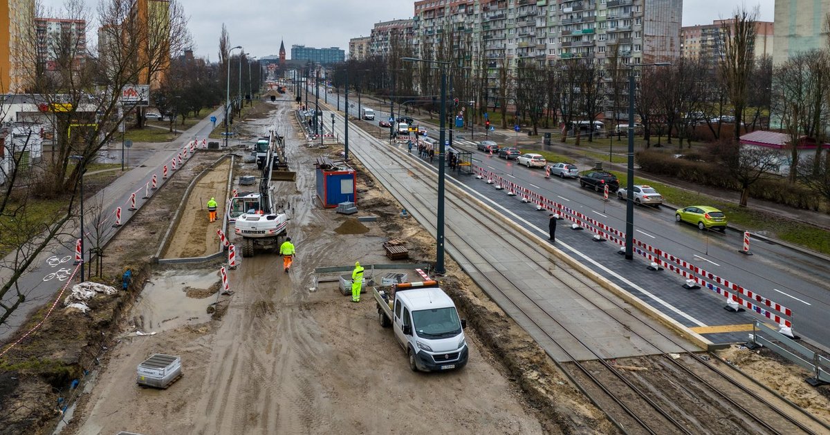 Remont Śmigłego-Rydza wszedł w ostatni etap. Kiedy finał inwestycji? [ZDJĘCIA]: ŁÓDŹ.PL