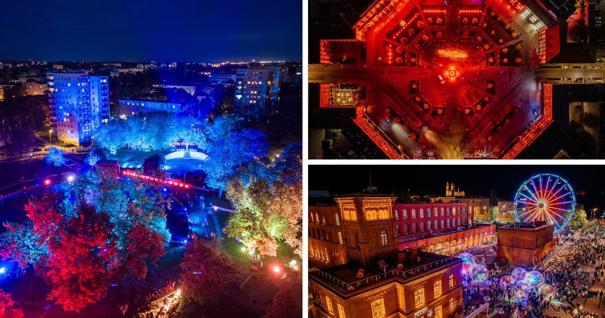 Light Move Festival 2024 z lotu ptaka! Tego nie zobaczysz na spacerze ...