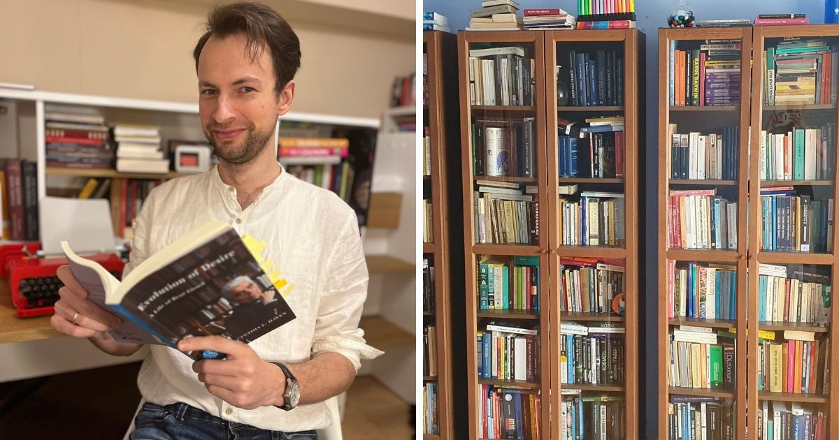 Adam Piskorek otworzył prywatną bibliotekę. Niektórych książek nie ...